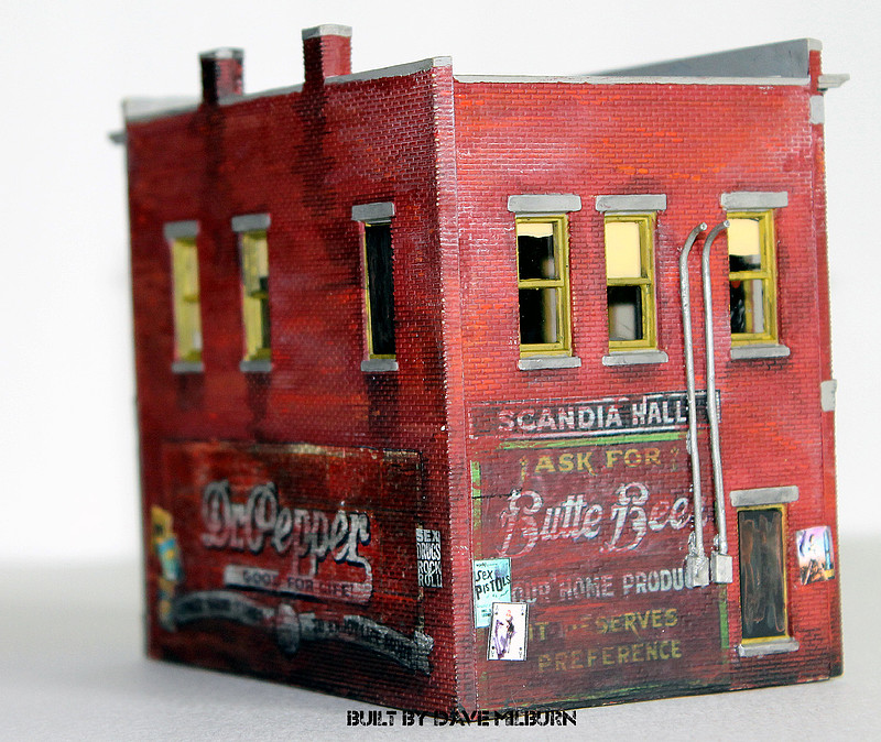 The Other Corner Cafe Kit -- HO Scale Model Railroad Building -- # ...