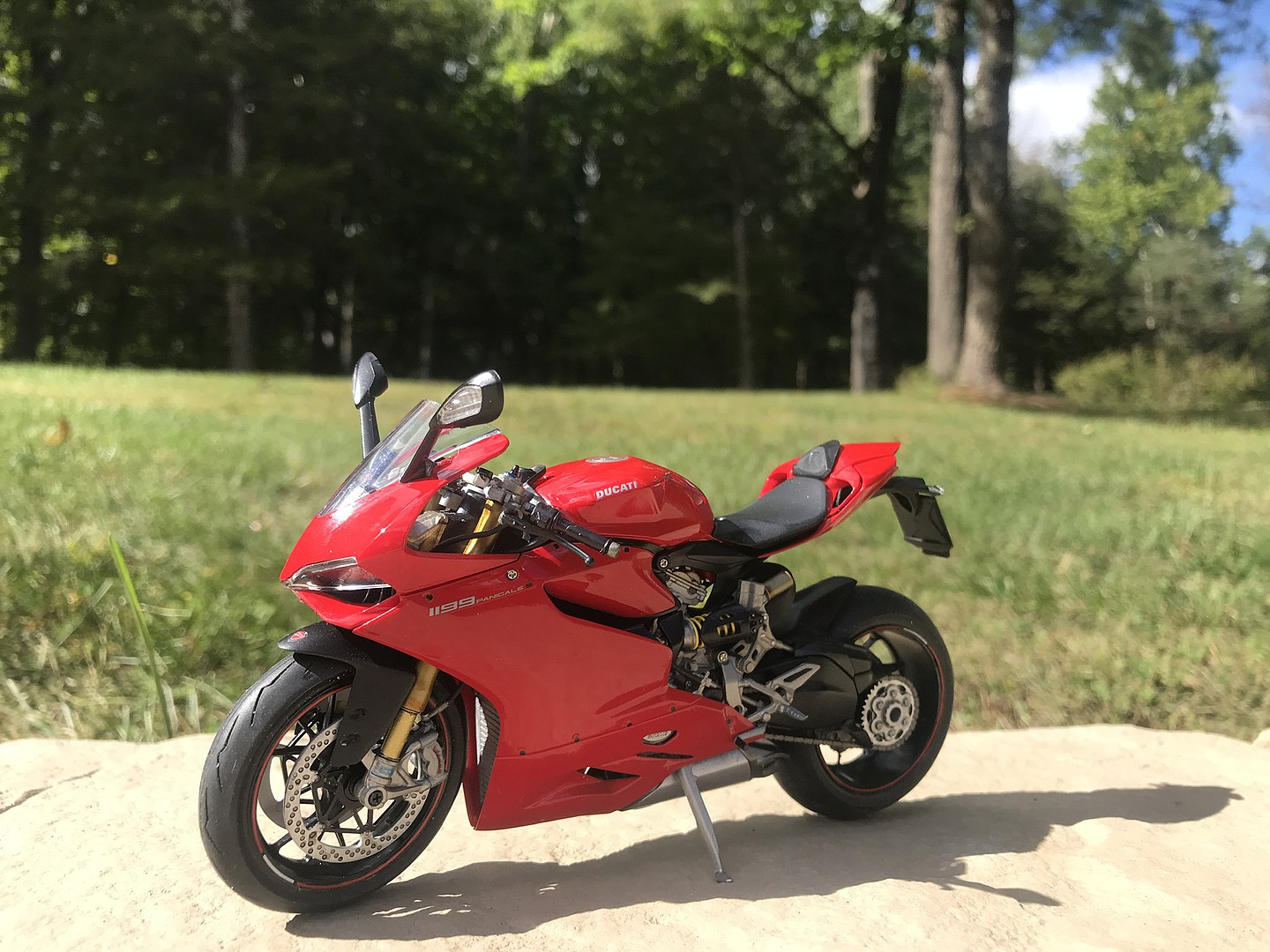 Ducati 1199 Panigale S Streetbike -- Plastic Model Motorcycle Kit -- 1/ ...