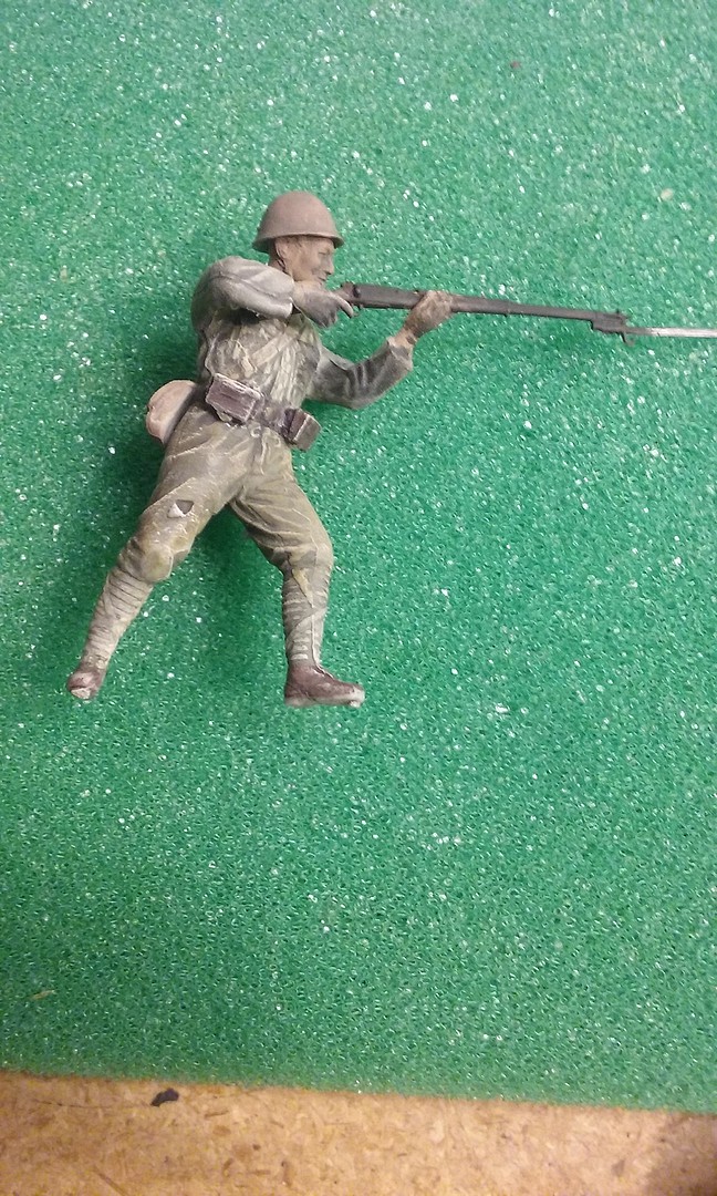 Japanese Army Infantry Iwo Jima 1945 (4) -- Plastic Model Military ...
