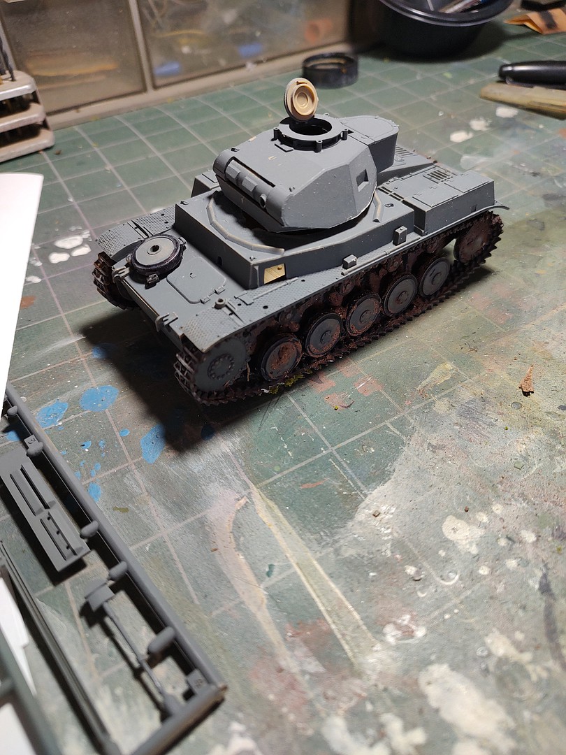 German Panzerkampfwagen II -- Plastic Model Military Vehicle Kit -- 1/ ...