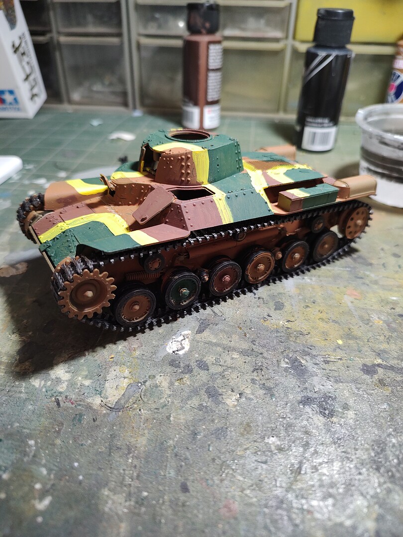 Japanese Tank Type 97 -- Plastic Model Military Vehicle Kit -- 1/35 ...