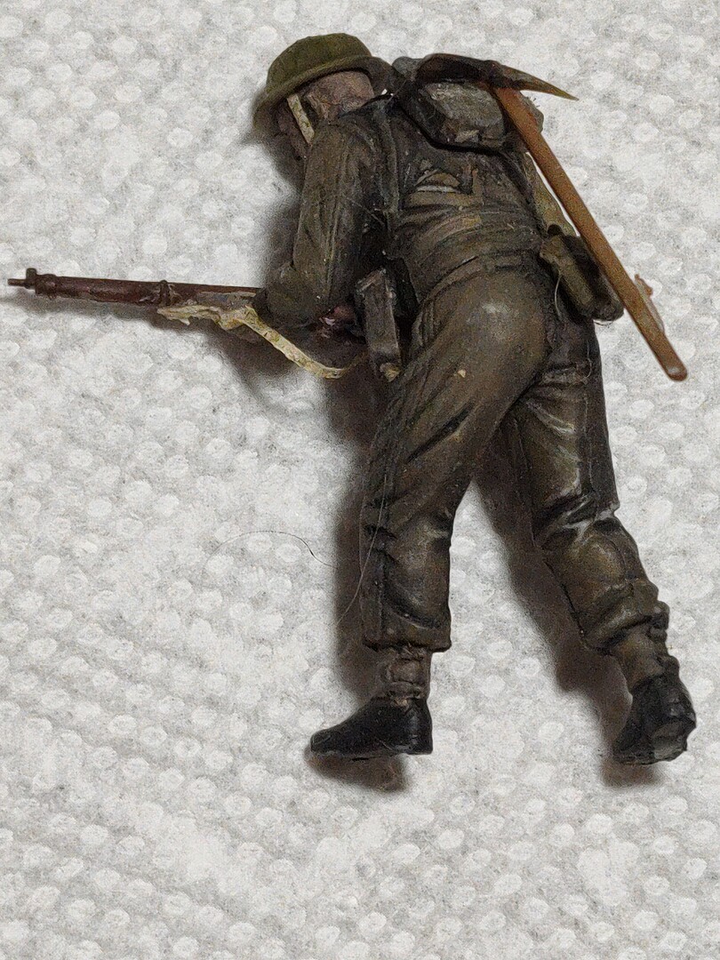British Commonwealth Troops (4) -- Plastic Model Military Figures -- 1/ ...