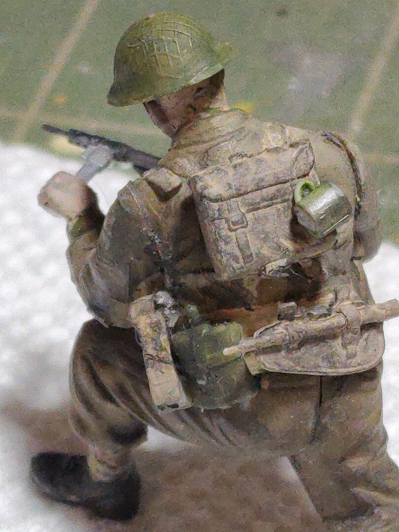 British Commonwealth Troops (4) -- Plastic Model Military Figures -- 1/ ...