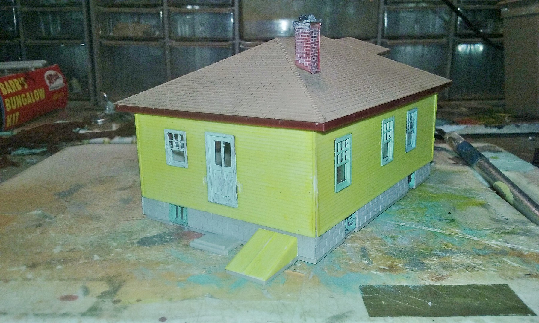 Barb's Bungalow Kit -- HO Scale Model Railroad Building -- #712 ...