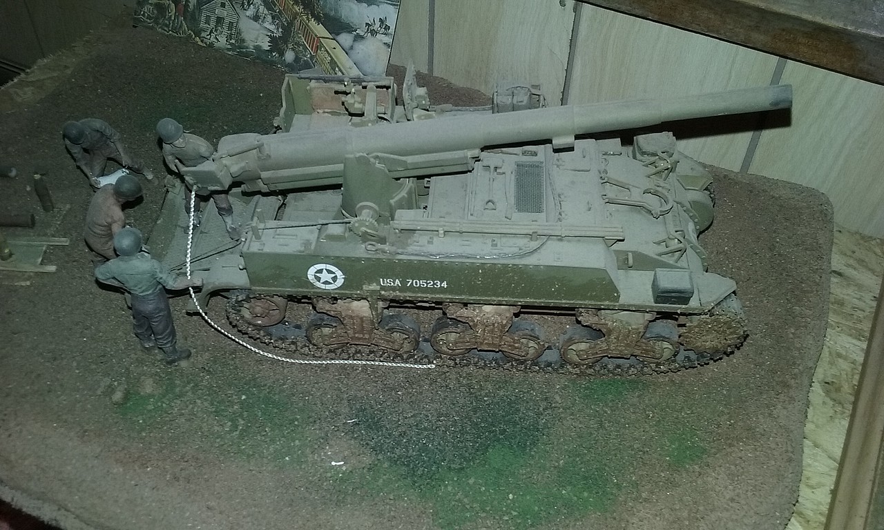 WWII US Artillery Crew (6) -- Plastic Model Military Figure -- 1/35 ...