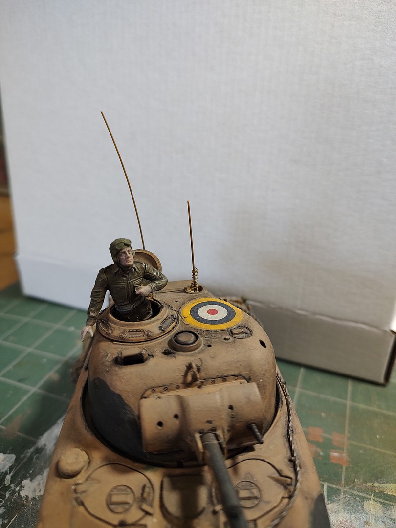 101th Sq US Paratroopers & British Tankmen France 1944 -- Plastic Model ...