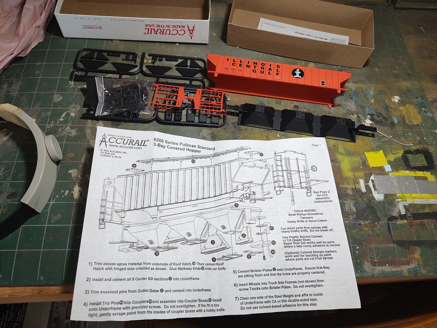 Gallery Pictures Accurail Pullman Standard Covered Hopper ICG HO Scale ...