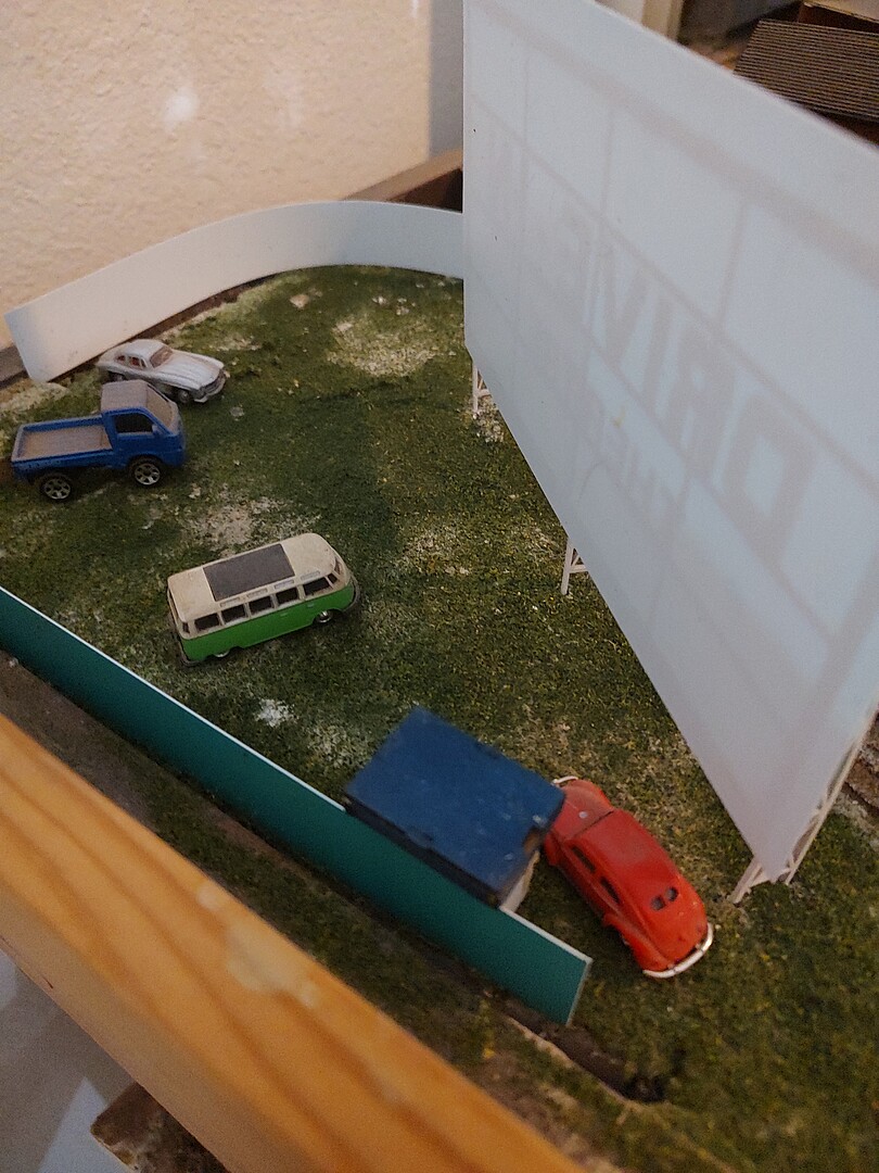 Drive-In Theatre - Kit -- HO Scale Model Railroad Building -- #168 ...