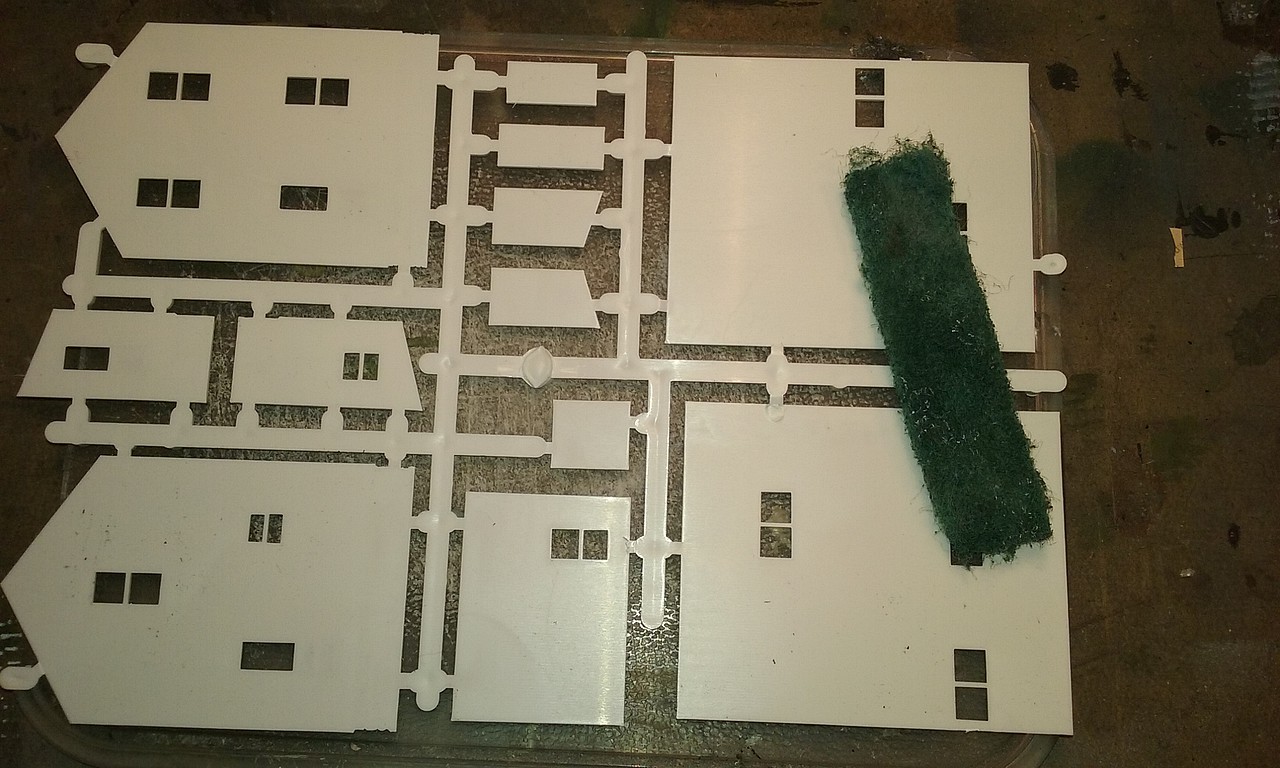 Railroad Street Company House Kit (one house) -- HO Scale Model ...