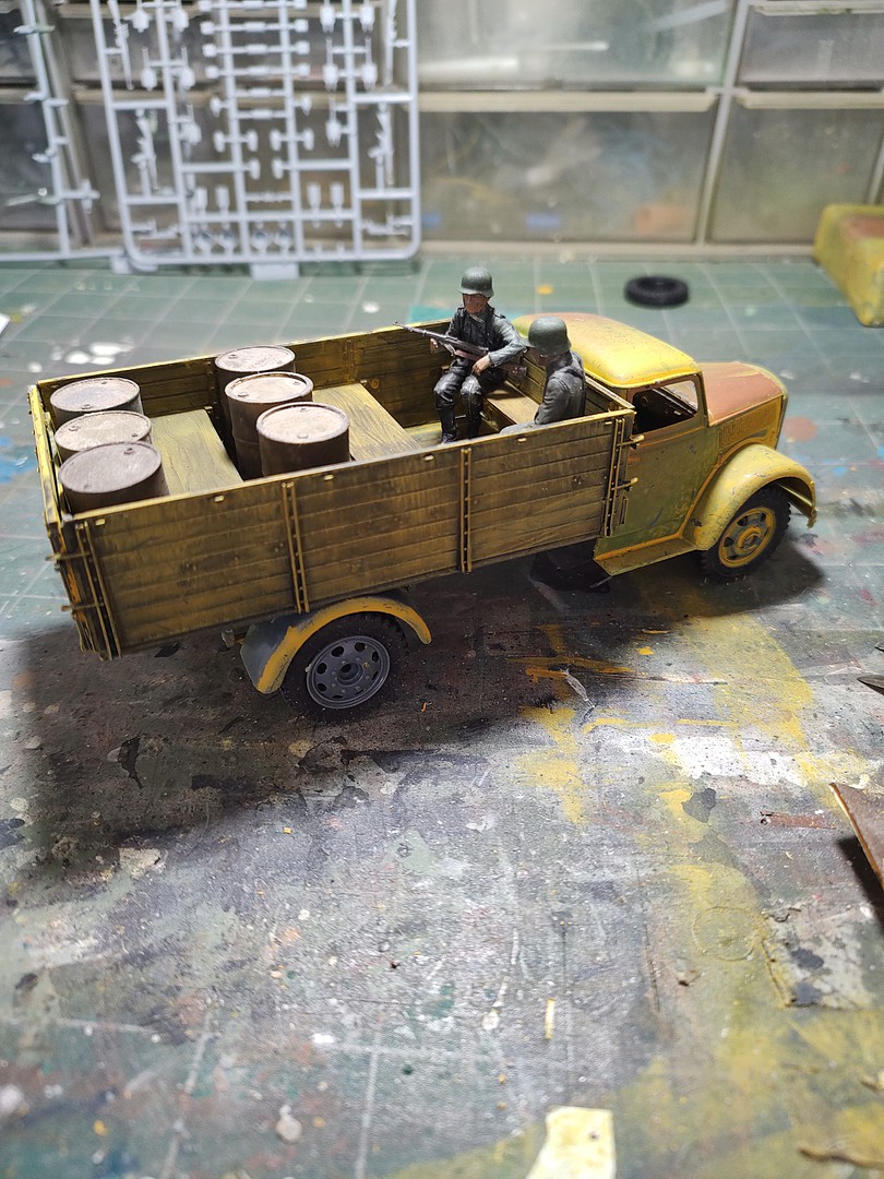 WWII Opel Blitz S Cargo Truck -- Plastic Model Military Vehicle Kit ...