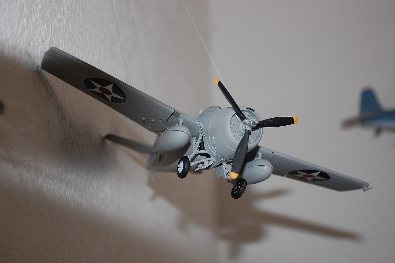 Grumman F4F-4 Wildcat Fighter Aircraft -- Plastic Model Airplane Kit ...