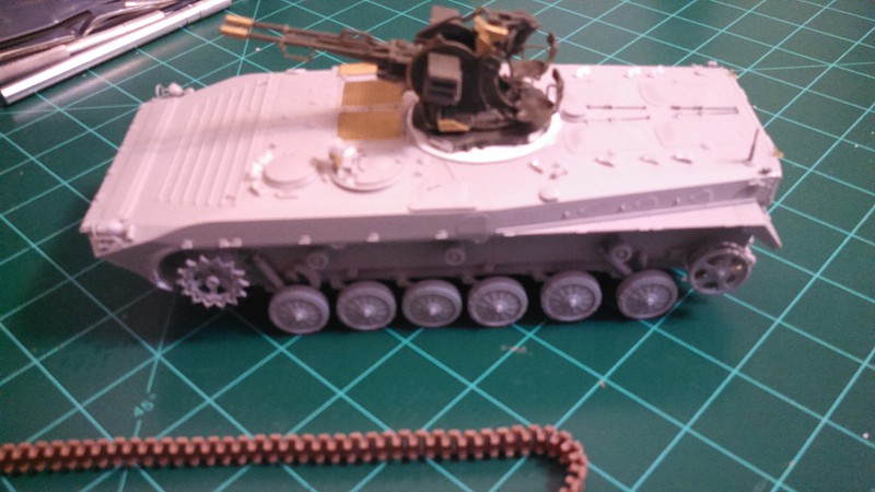 Soviet BMP-1P Infantry Fighting Vehicle -- Plastic Model Military Kit ...