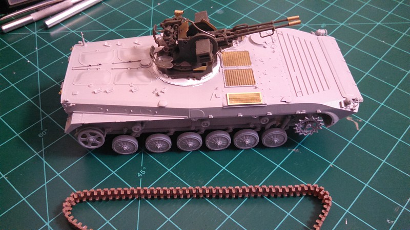 Soviet BMP-1P Infantry Fighting Vehicle -- Plastic Model Military Kit ...