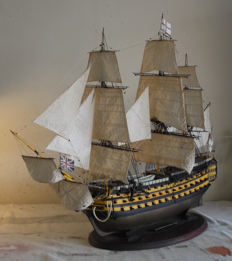 HMS Victory -- Plastic Model Sailing Ship Kit -- 1/100 Scale -- #80897 ...