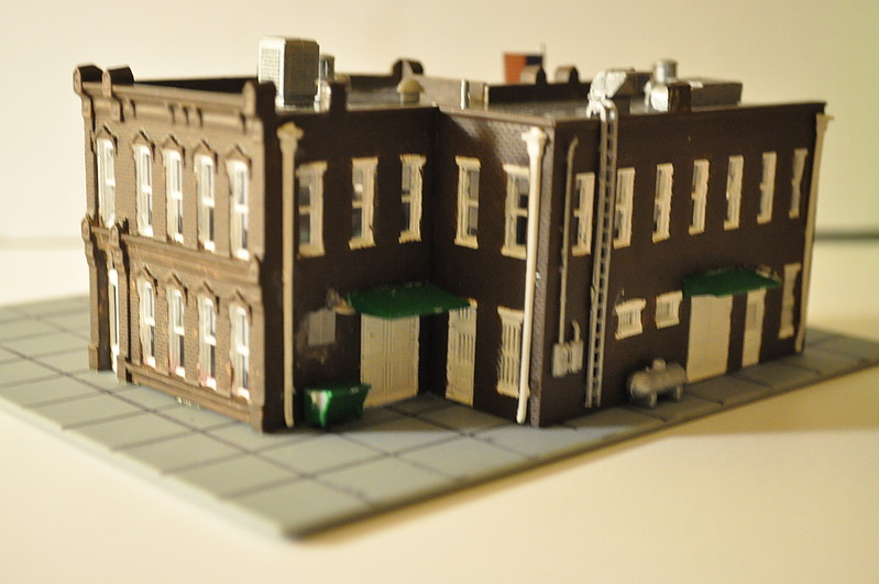 Pre Fab County Courthouse Kit -- N Scale Model Railroad Building -- # ...