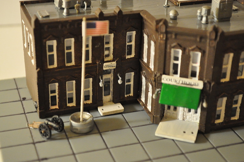 Pre Fab County Courthouse Kit -- N Scale Model Railroad Building -- # ...