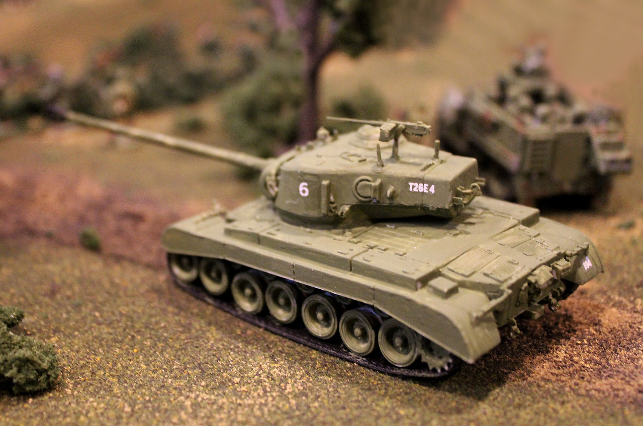 US T26E4 Pershing Heavy Tank -- Plastic Model Military Vehicle Kit -- 1 ...