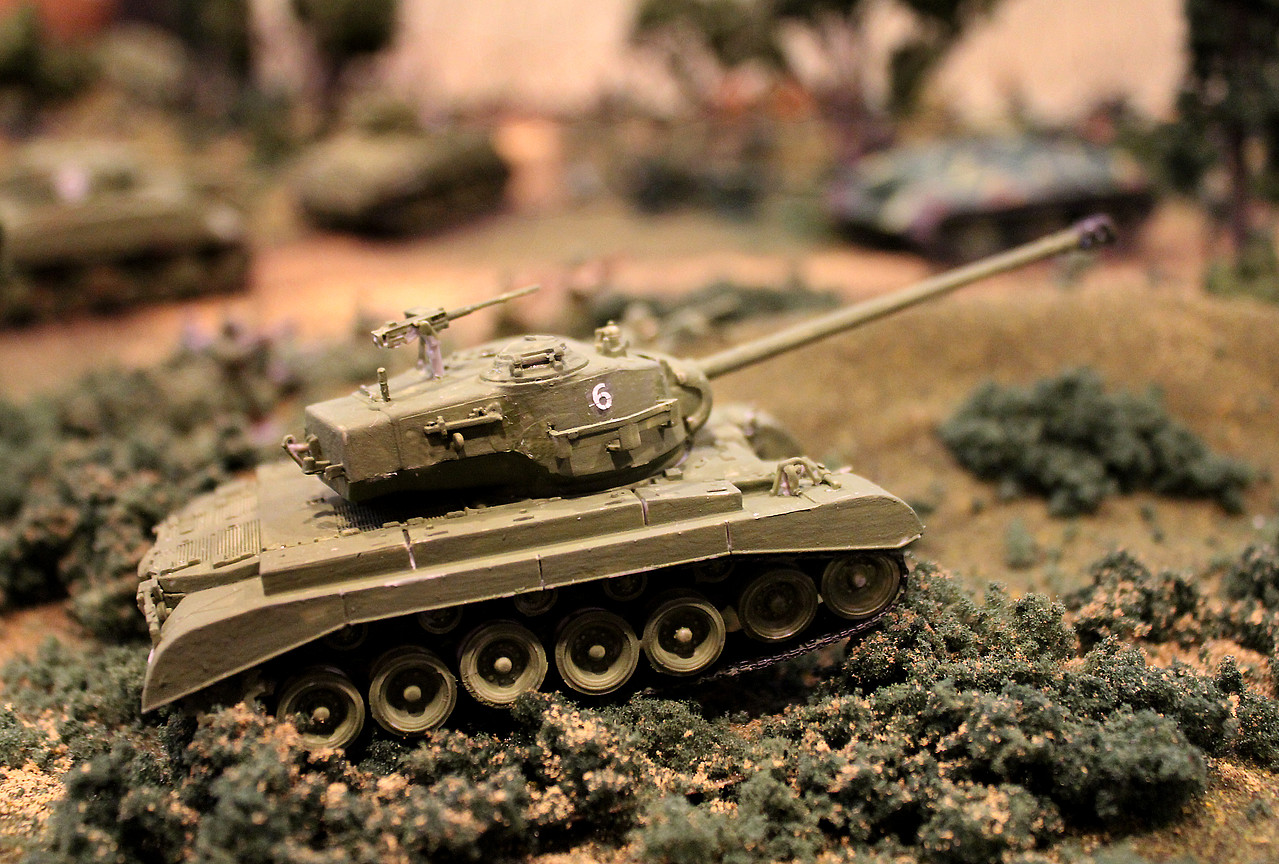 US T26E4 Pershing Heavy Tank -- Plastic Model Military Vehicle Kit -- 1 ...