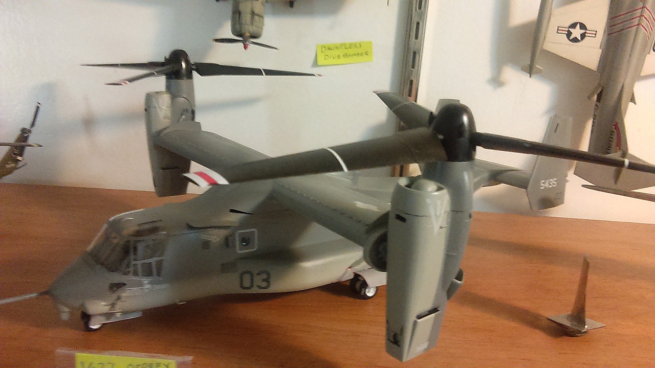 Gallery Pictures Italeri V-22 Osprey Plastic Model Helicopter Kit 1/48 ...