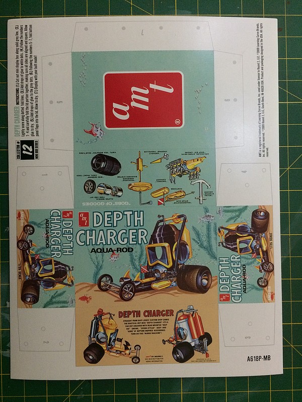 DEPTH CHARGER -- Plastic Model Car Kit -- 1/25 Scale -- #618 pictures ...