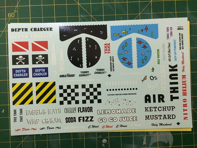 DEPTH CHARGER -- Plastic Model Car Kit -- 1/25 Scale -- #618 pictures ...