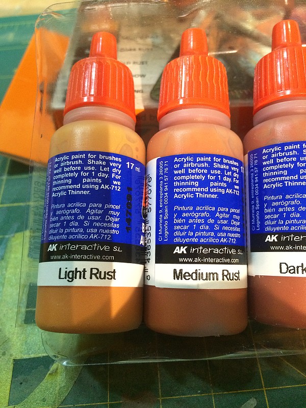 Rust Effects Acrylic Paint -- Hobby and Model Paint Set -- #551 ...