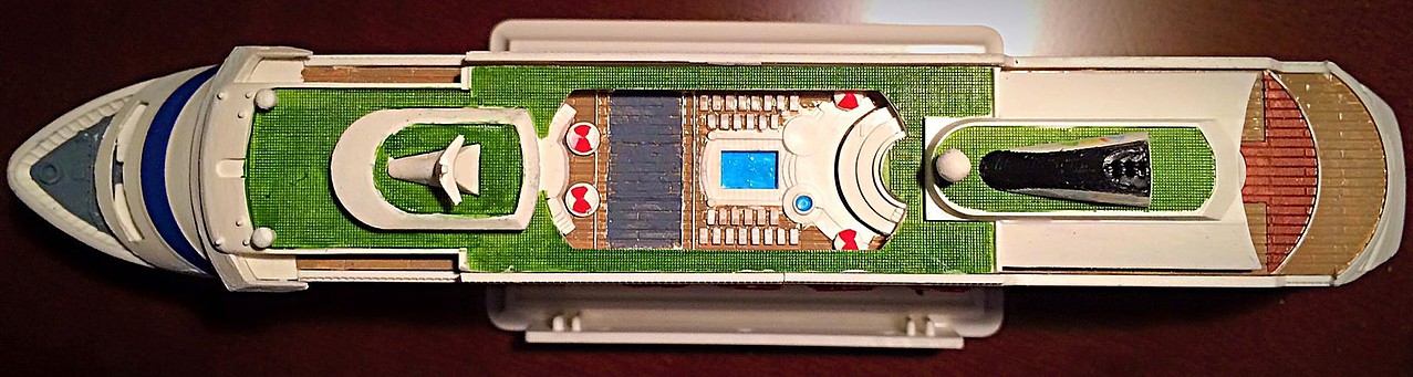 Aida Cruiseship -- Plastic Model Commercial Ship Kit -- 1/1200 Scale ...