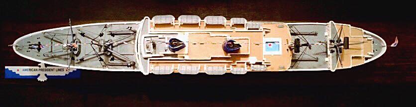 Presidents Liner Cruiseship -- Plastic Model Commercial Ship Kit -- 1/ ...