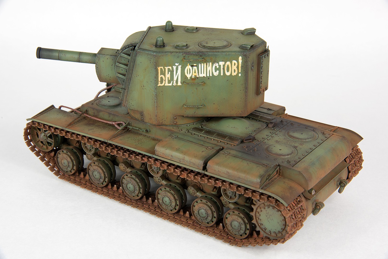 Russian KV-2 Model 1939 Big Turret Tank -- Plastic Model Military ...