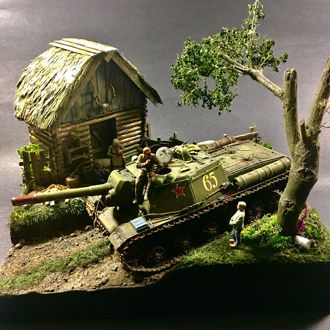 Soviet Su-152 Self Propelled Heavy Howitzer -- Plastic Model Military Vehicle -- 1/35 Scale ...