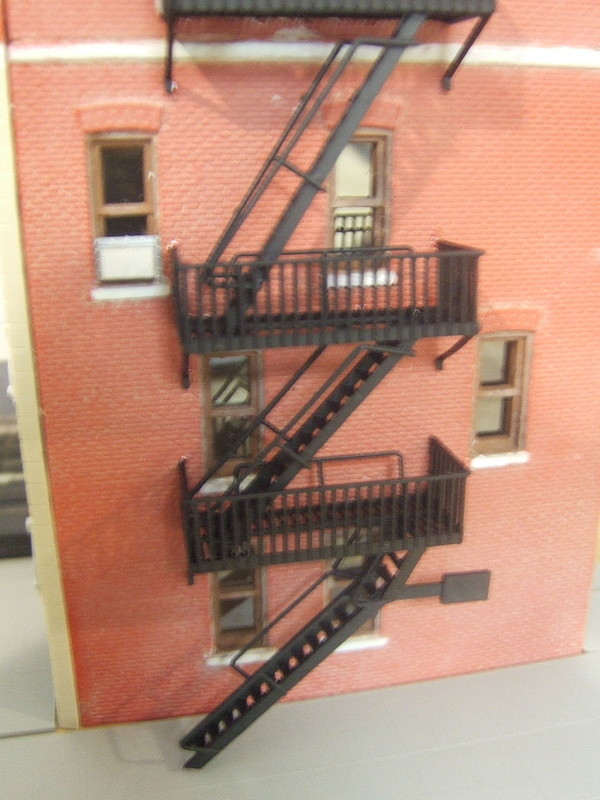 Vintage Fire Escape - Kit -- HO Scale Model Railroad Building Accessory ...