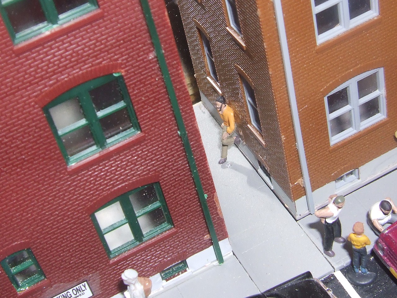 City Sidewalks Kit 10 x 40 Scale Feet (6) Pictures