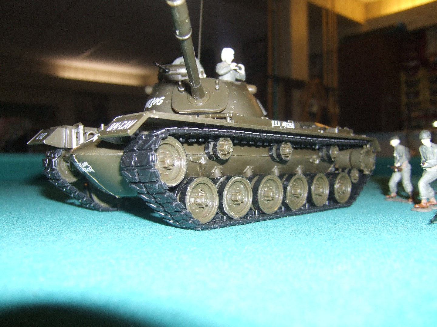 Gallery Pictures Monogram M-48 A-2 Patton Tank Plastic Model Tank Kit 1 ...