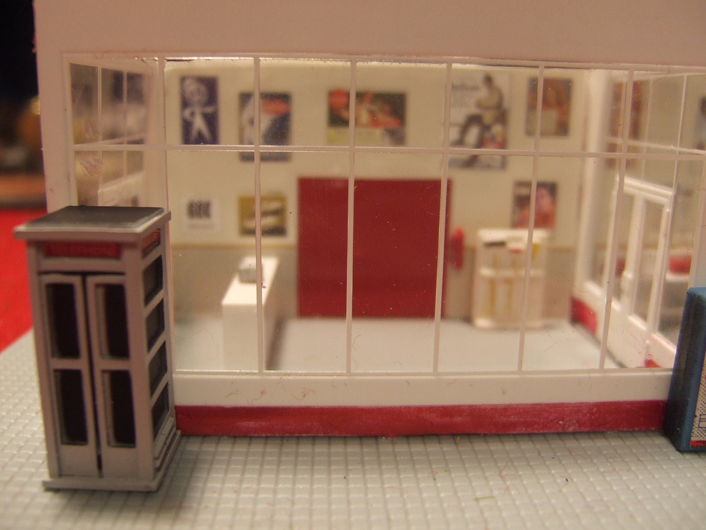 Telephone Booth Assembled Perma-Scene (4) -- HO Scale Model Railroad ...