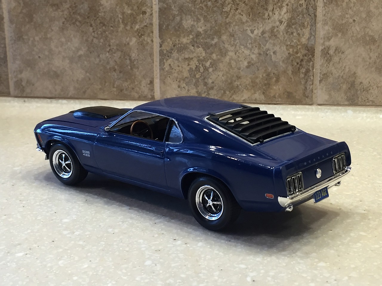 1970 Boss 429 Mustang 3'n1 -- Plastic Model Car Kit -- 1/24 Scale ...