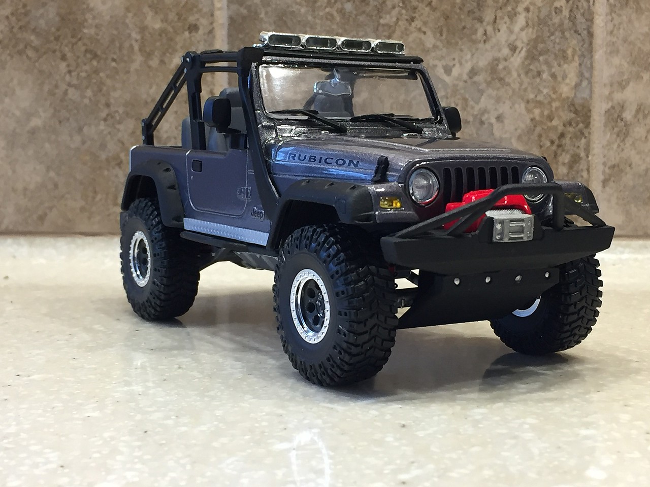 2003 Jeep Rubicon -- Plastic Model Car Kit -- 1/25 Scale -- #854053 ...