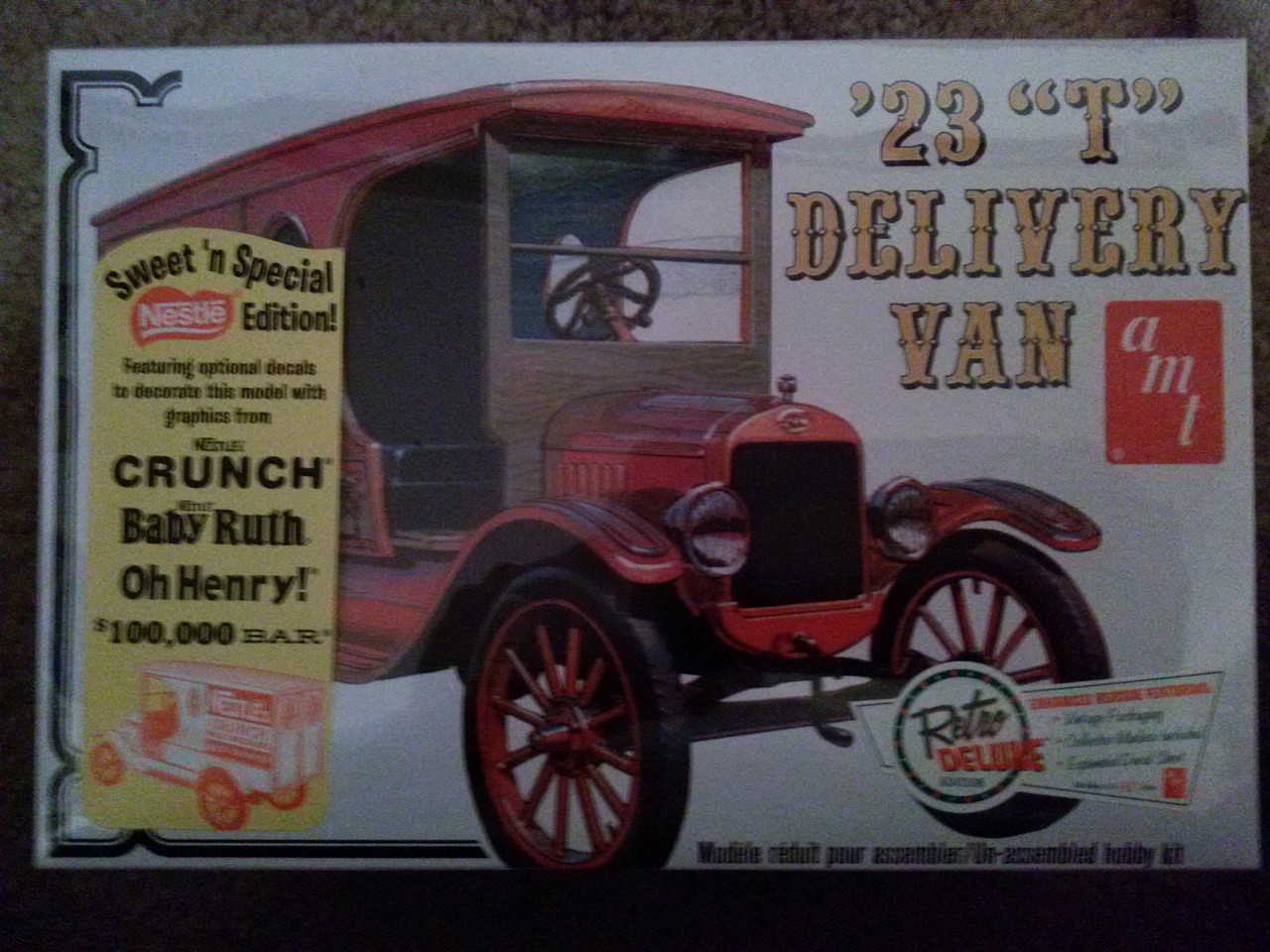 1923 Ford Model T Delivery -- Plastic Model Vehicle Kit -- 1/25 Scale ...