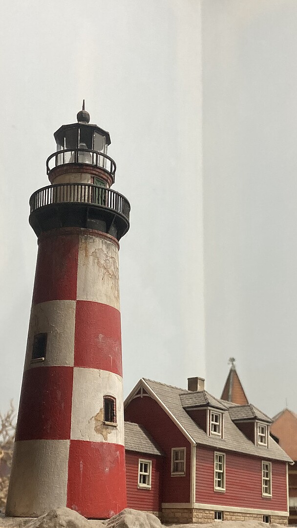 Rocky Point Lighthouse Kit -- HO Scale Model Railroad Building -- #3663 ...