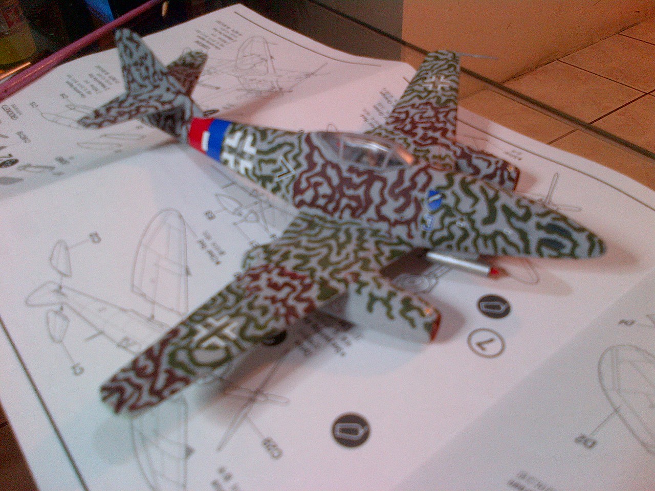 Me262 A1A -- Plastic Model Airplane Kit -- 1/72 Scale -- #04166 ...