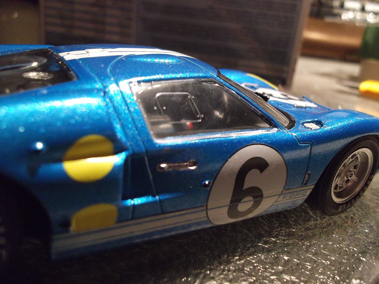 Ford GT40 Mk II 1966 LeMans Race Car -- Plastic Model Car Kit -- 1/24 ...