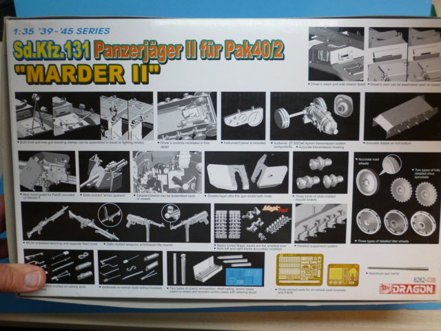 Sd.Kfz.131 Panzerjager II Marder II -- Plastic Model Tank Kit -- 1/35 ...