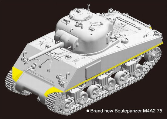 Gallery Pictures Cyber BEUTEPANZER M4A2 75 TANK 1-35