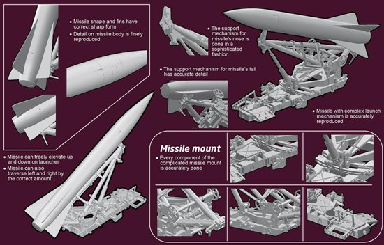 M752 Lance Self-Propelled Missile Launcher -- Plastic Model Military ...