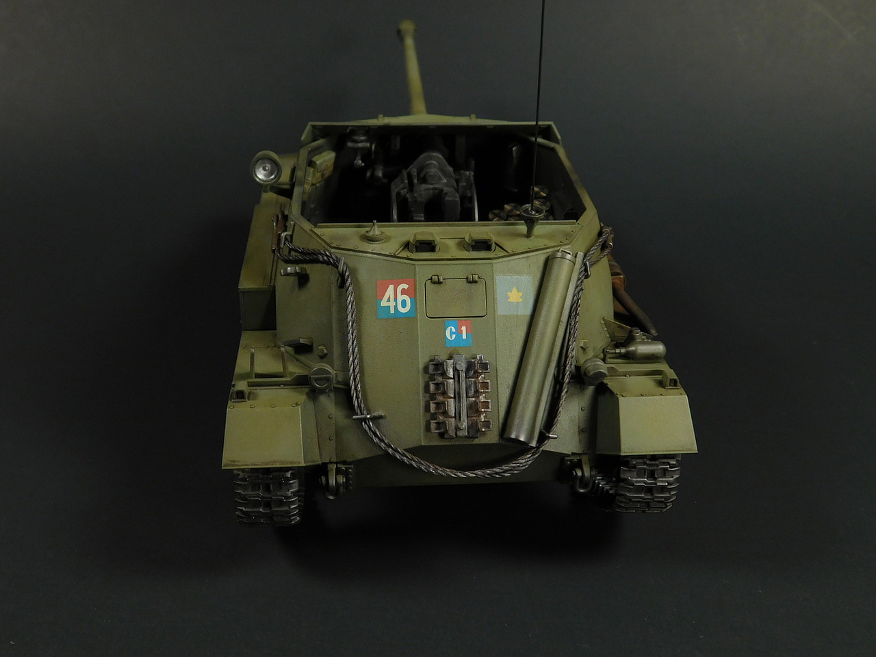 British Anti Tank Gun Archer Self Propelled -- Plastic Model Military ...