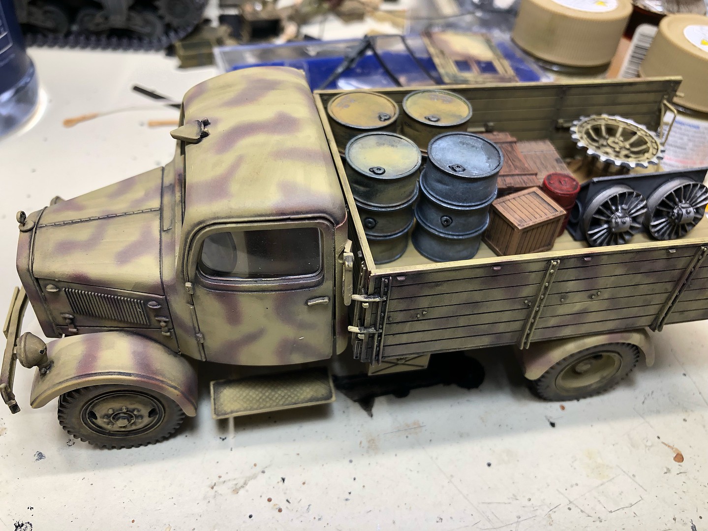 Mercedes Benz L3000S German Cargo Truck -- Plastic Model Military ...