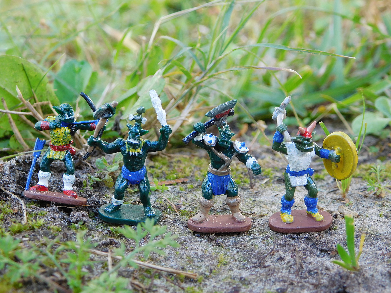 Fantasy Orc Warriors -- Plastic Model Fantasy Figure -- 1/72 Scale ...