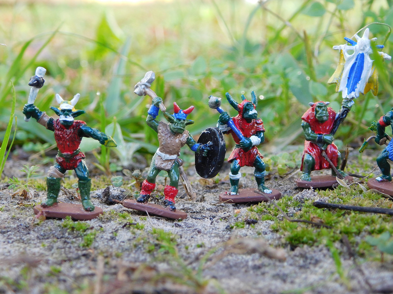 Fantasy Orc Warriors -- Plastic Model Fantasy Figure -- 1/72 Scale ...