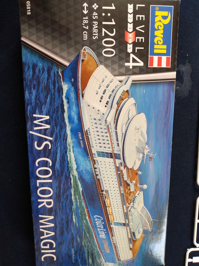 M/S Color Magic -- Plastic Model Commercial Ship Kit -- 1/1200 Scale ...