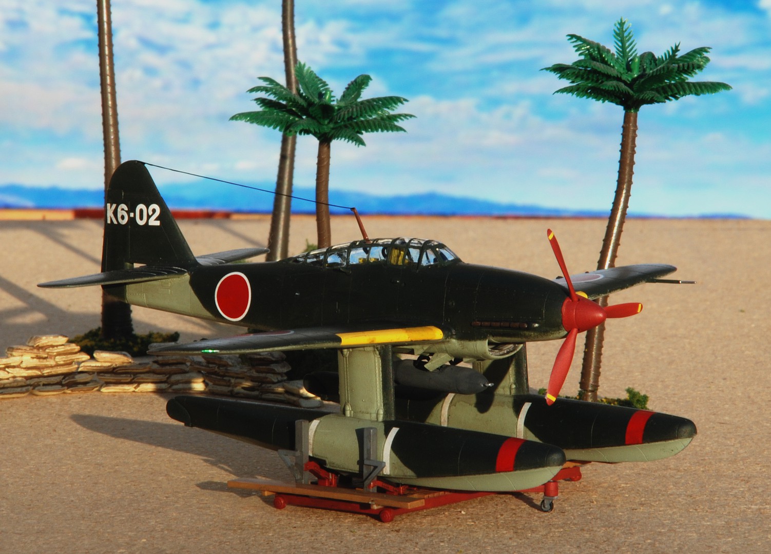 Aichi M6A1 Seiran Floatplane Aircraft IJN -- Plastic Model Airplane Kit ...