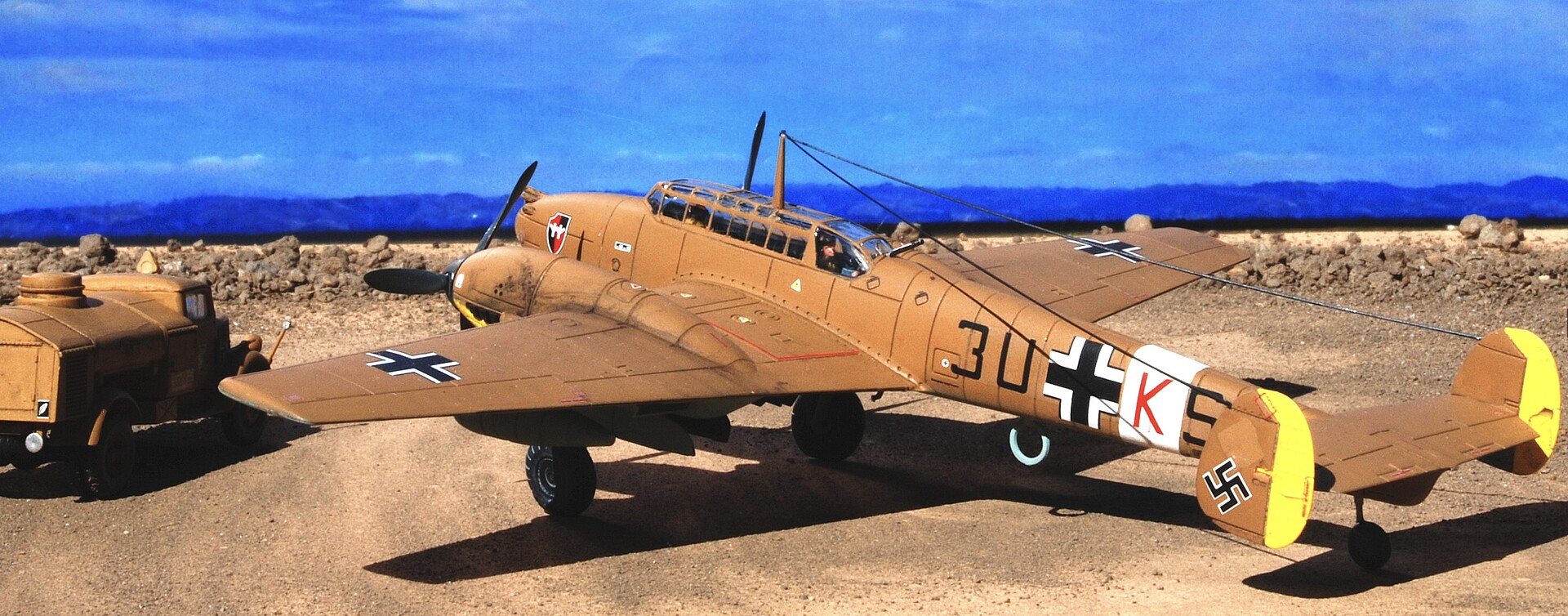 Bf110E/E2 Trop Fighter -- Plastic Model Airplane Kit -- 1/72 Scale ...